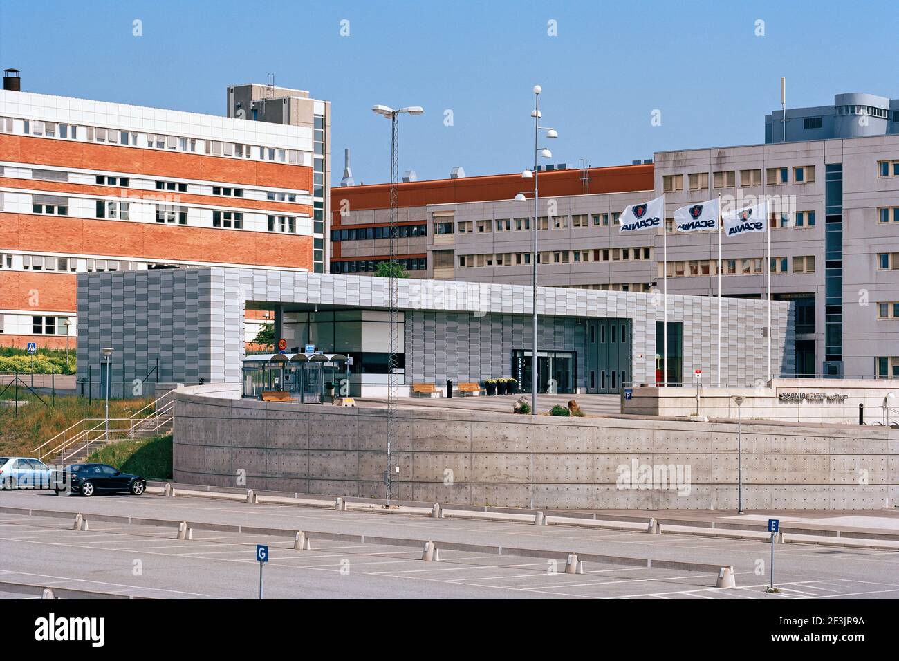 Scania Entrance Building Stock Photo - Alamy