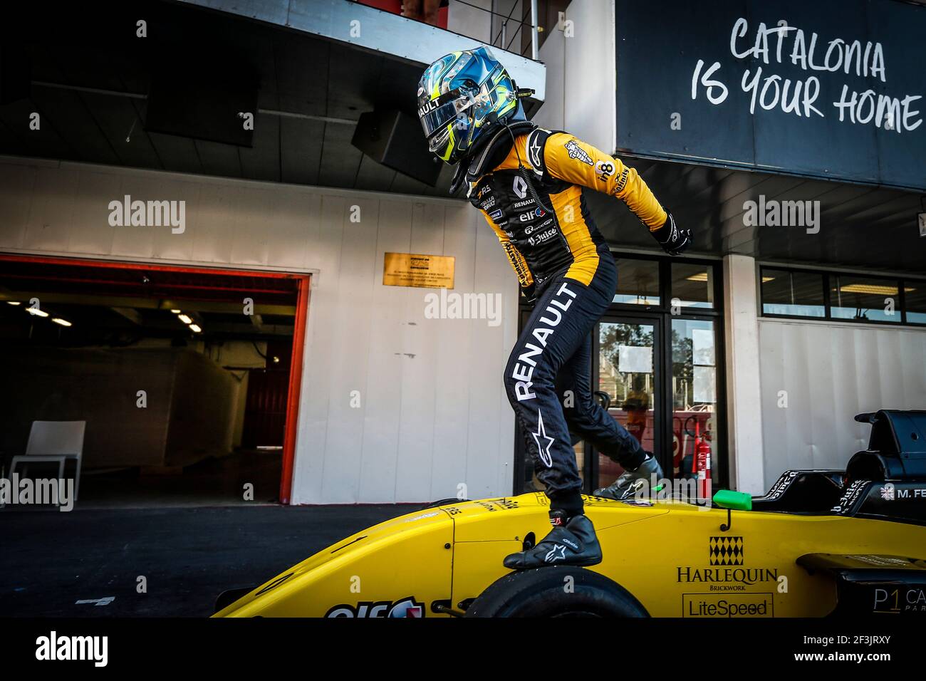FEWTRELL Max (gbr), FR 2.0 Eurocup Renault team R-Ace GP, portrait 2018 championship winner ...
