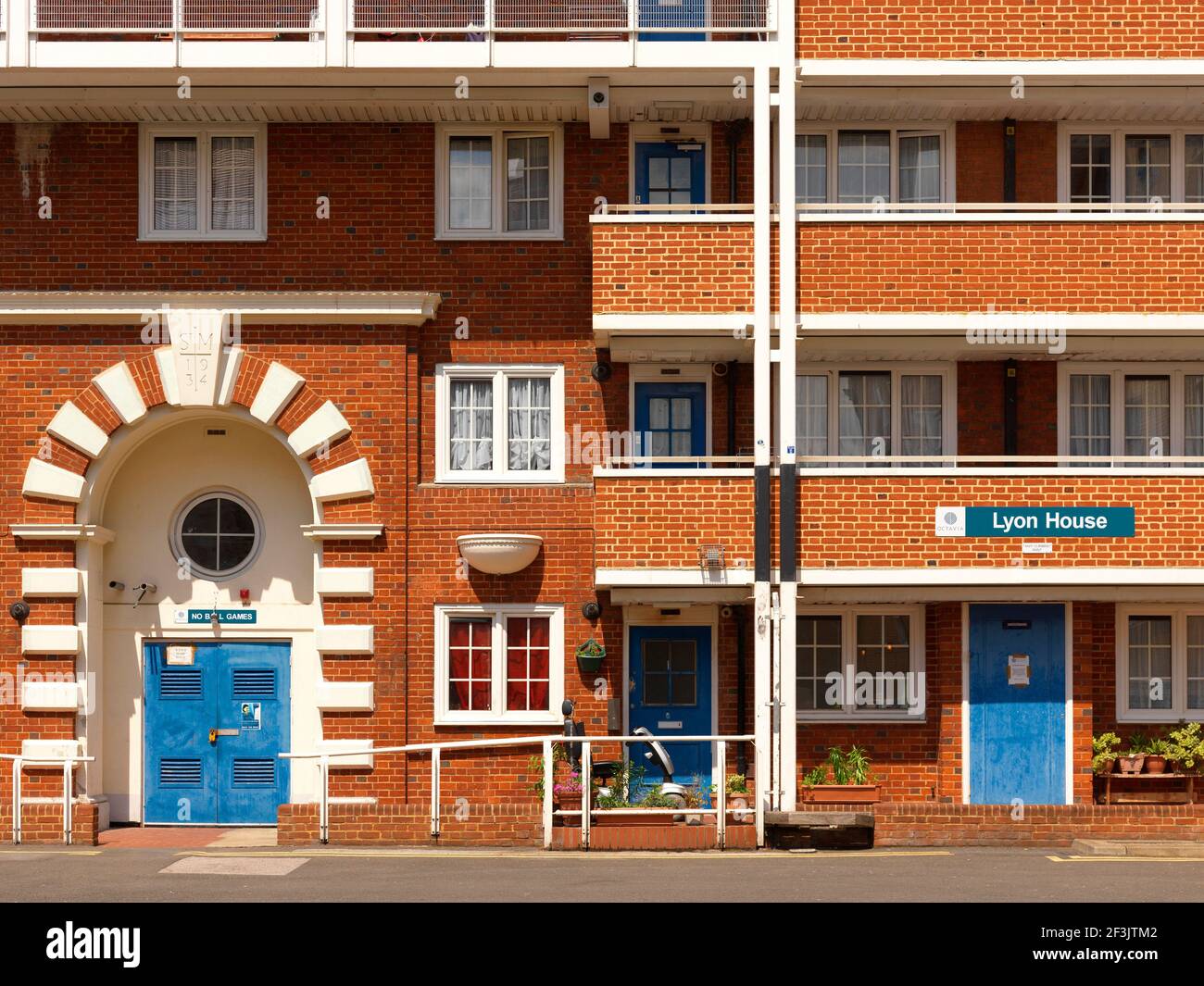 Exterior of The Wilcove Estate, London Stock Photo - Alamy