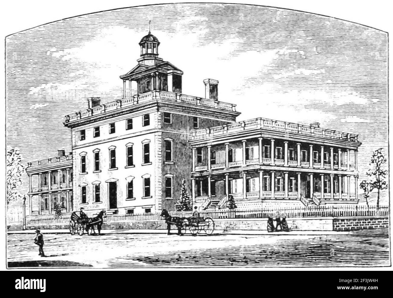 Old normal school building Stock Photo - Alamy