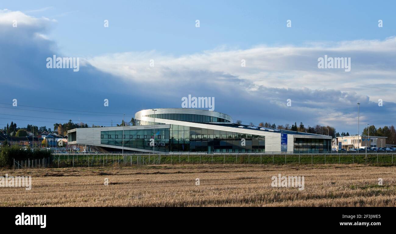 Exterior of Inspiria, Science Centre, Norway Stock Photo - Alamy