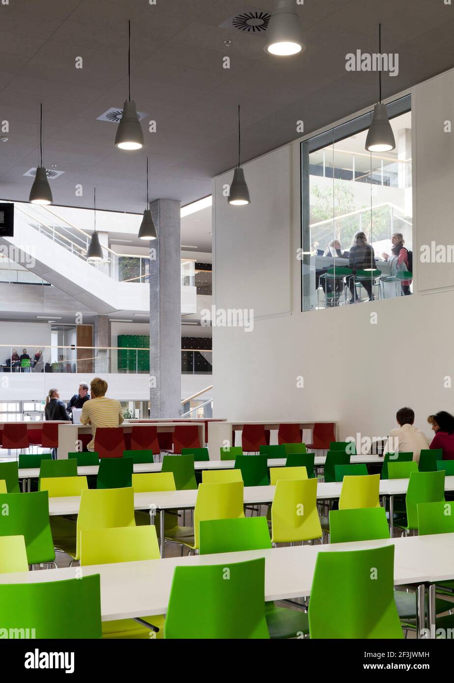 Interior of VIA University College, Aarhus Campus, Denmark Stock Photo ...