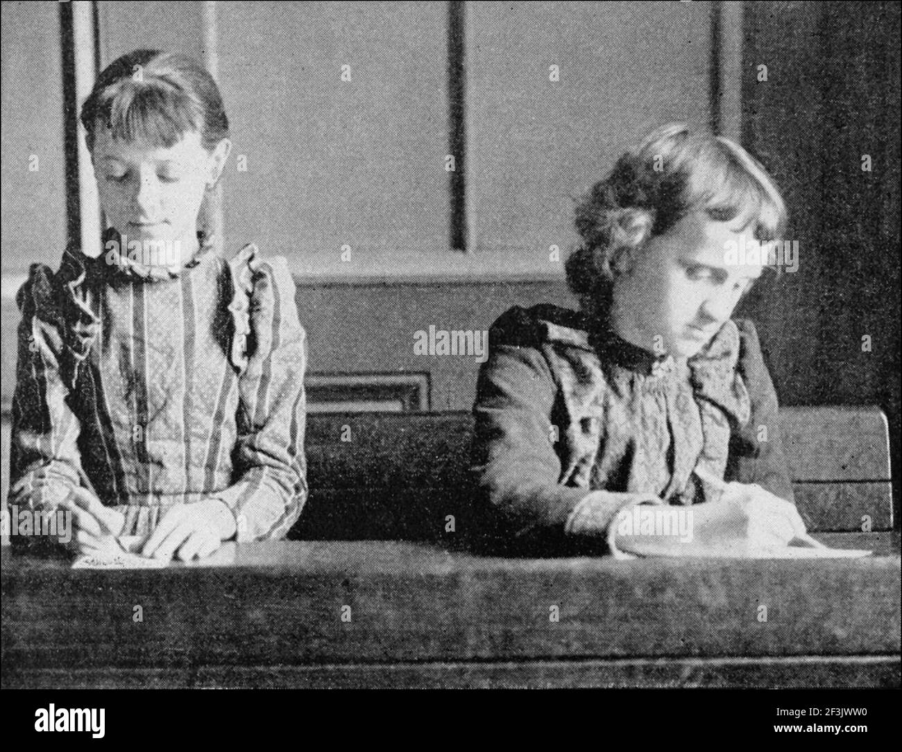 Front view of proper and improper writing postures Stock Photo - Alamy