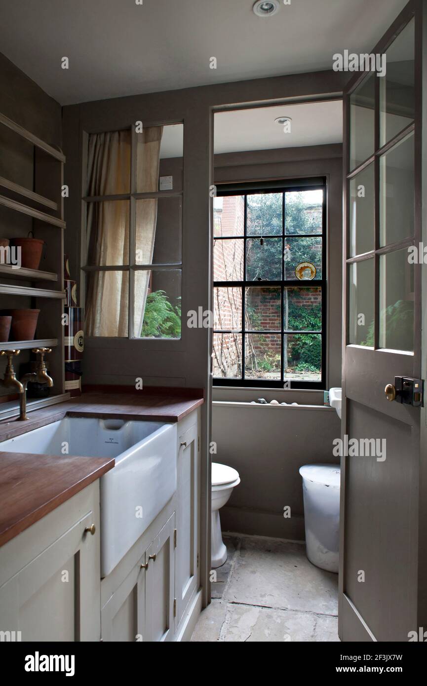 Basement utility room, Whitechapel, London Stock Photo - Alamy