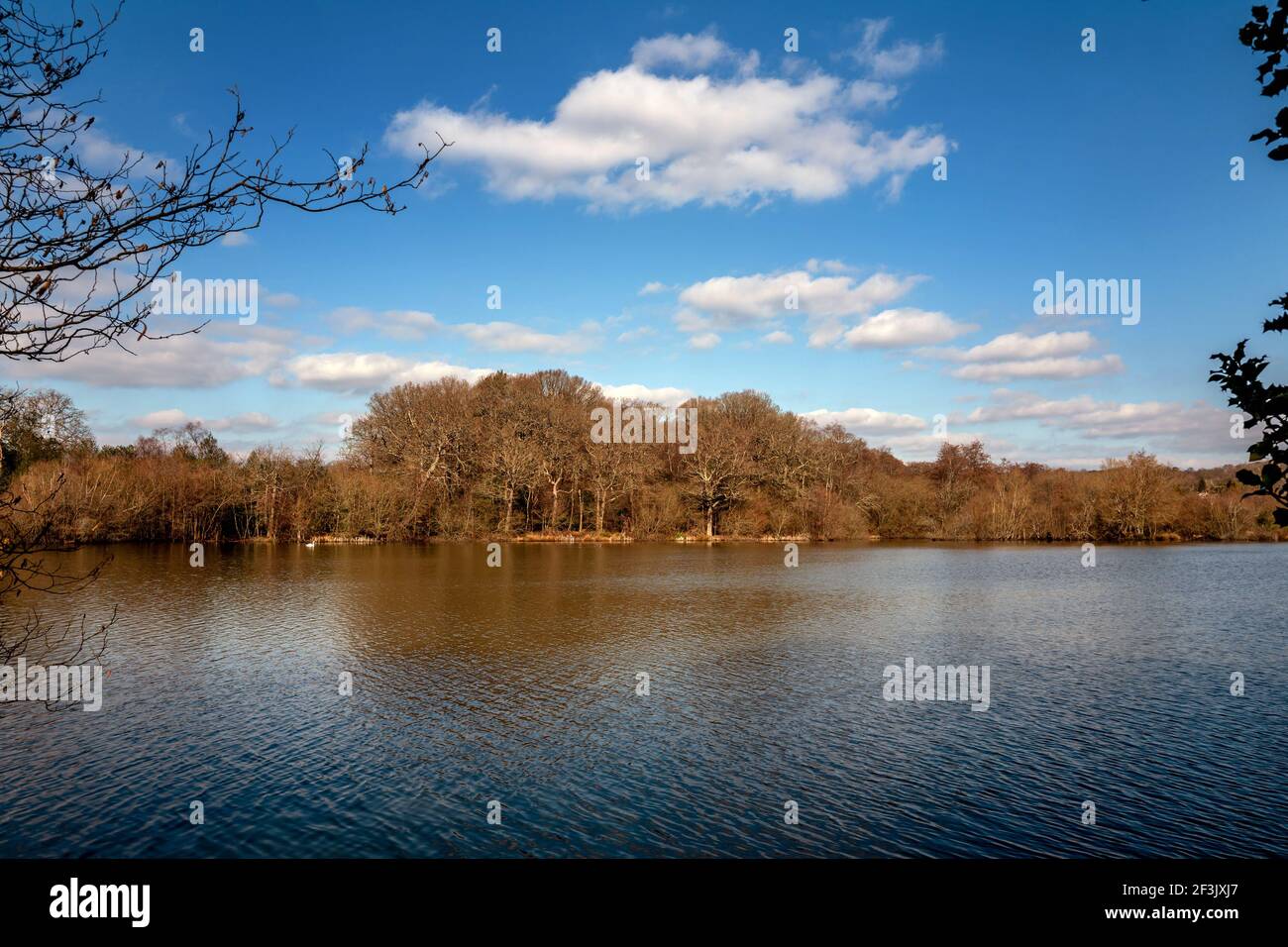 Brighton, March 7th 2021: The countryside around the Sussex village of ...