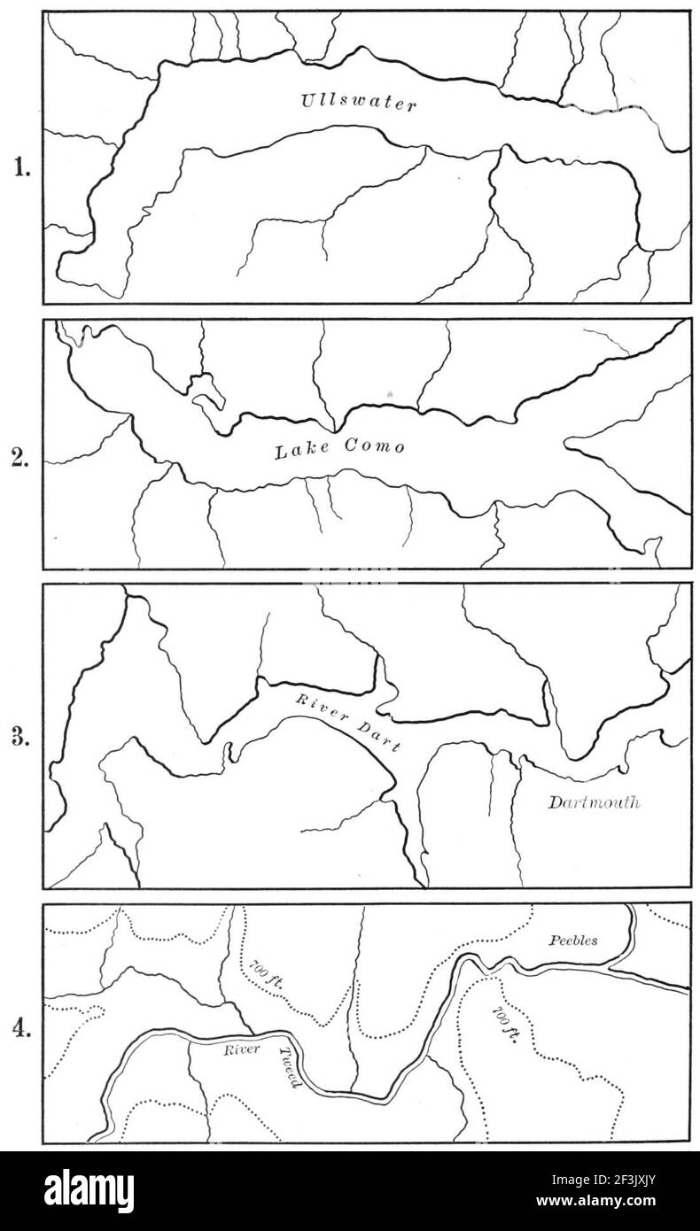 Lake forms due to erosion or submersion Stock Photo - Alamy