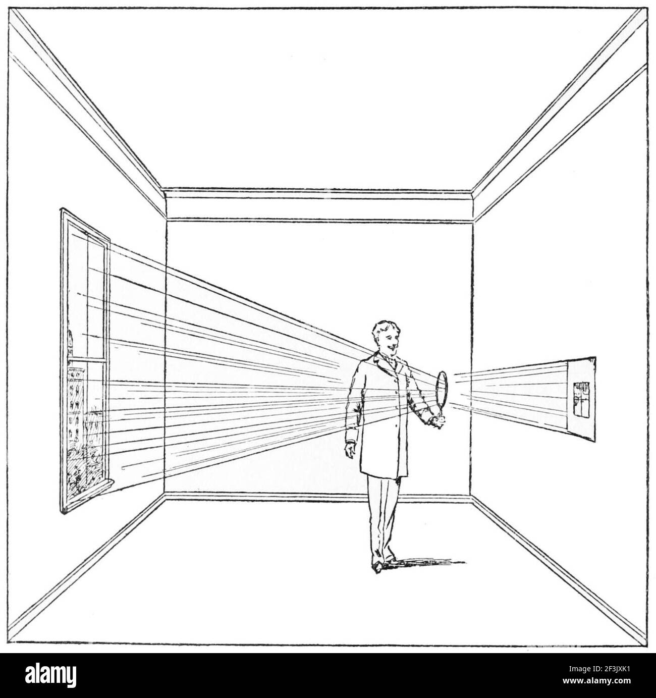 Image at the focus of a lens Stock Photo - Alamy