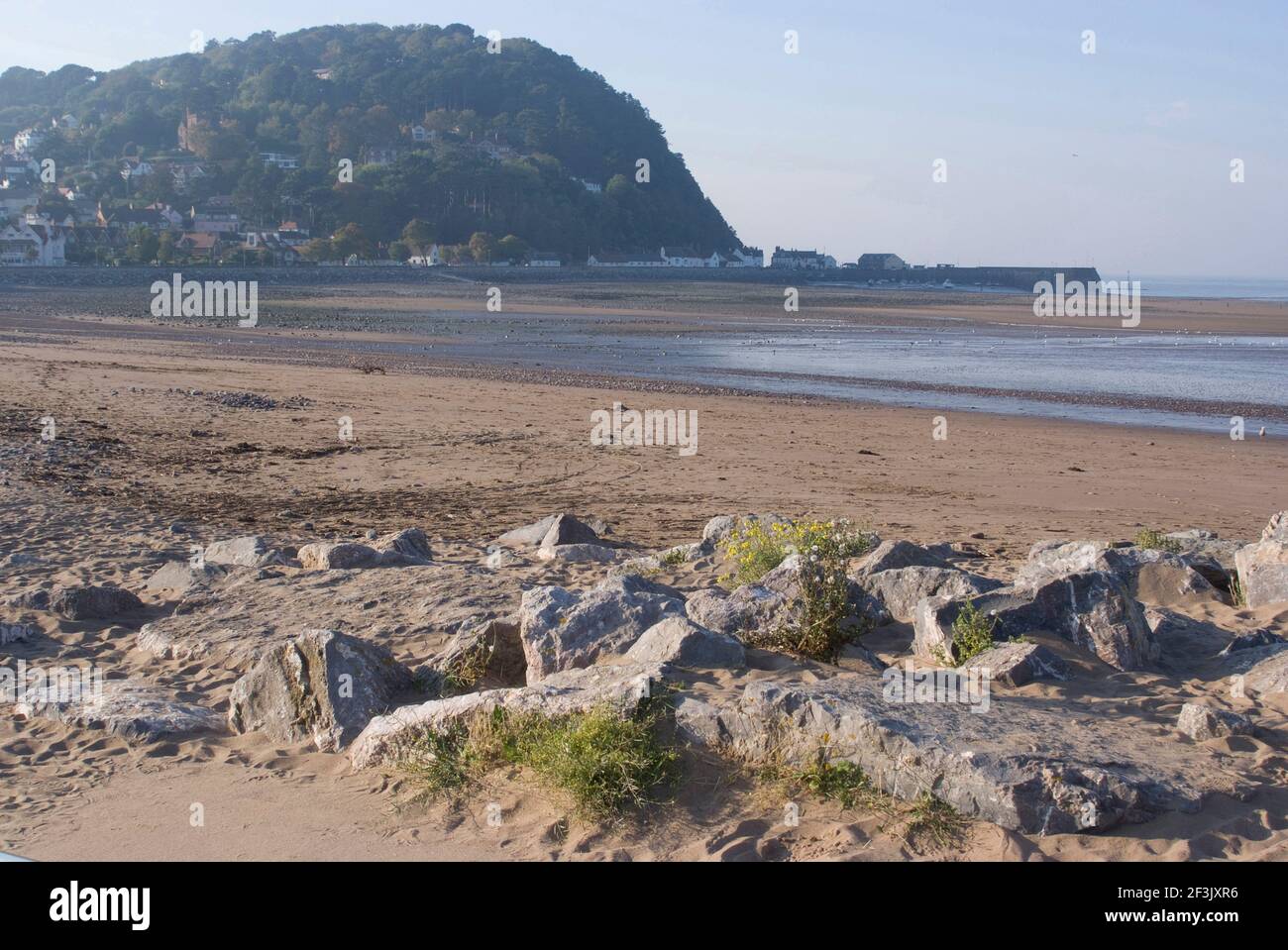 Minehead Beach, Somerset, UK Stock Photo - Alamy