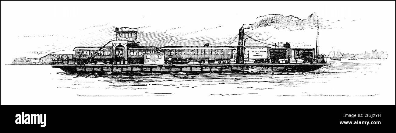 The old railroad ferry Stock Photo - Alamy