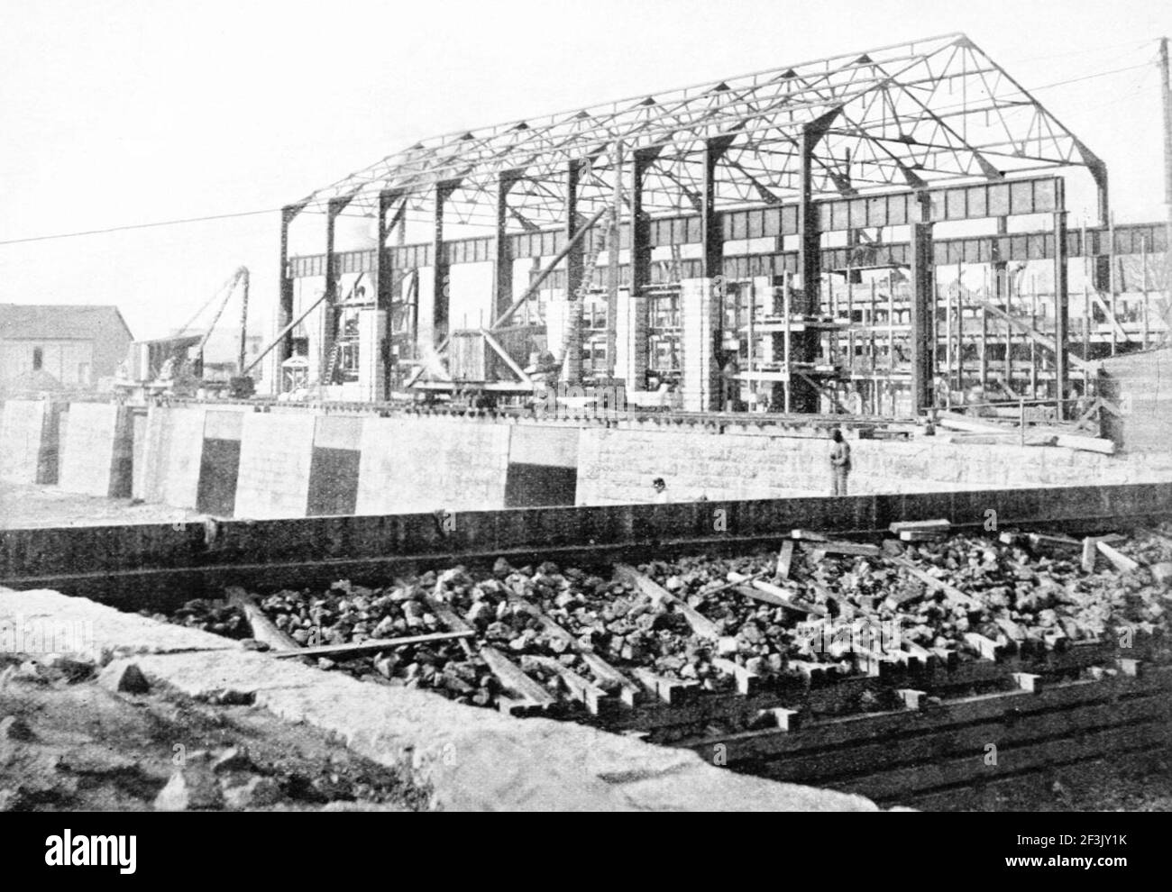 Skeleton of the power house Stock Photo - Alamy