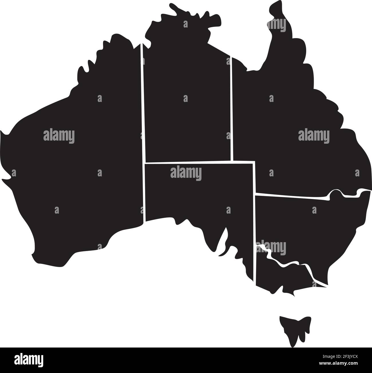 Queensland Regions Map High Resolution Stock Photography and Images - Alamy