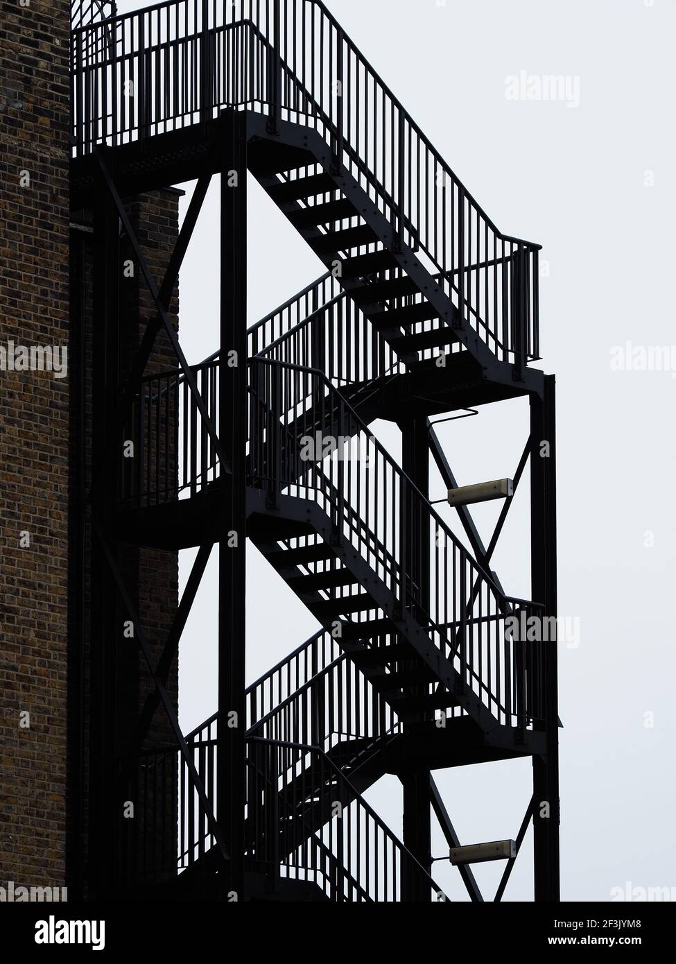 External Fire Escape Stock Photo - Alamy