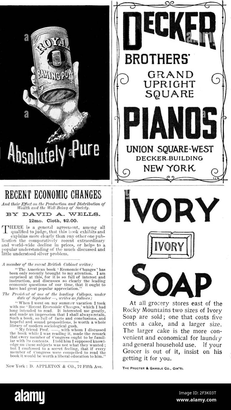 Historic advertisements Cut Out Stock Images & Pictures - Alamy