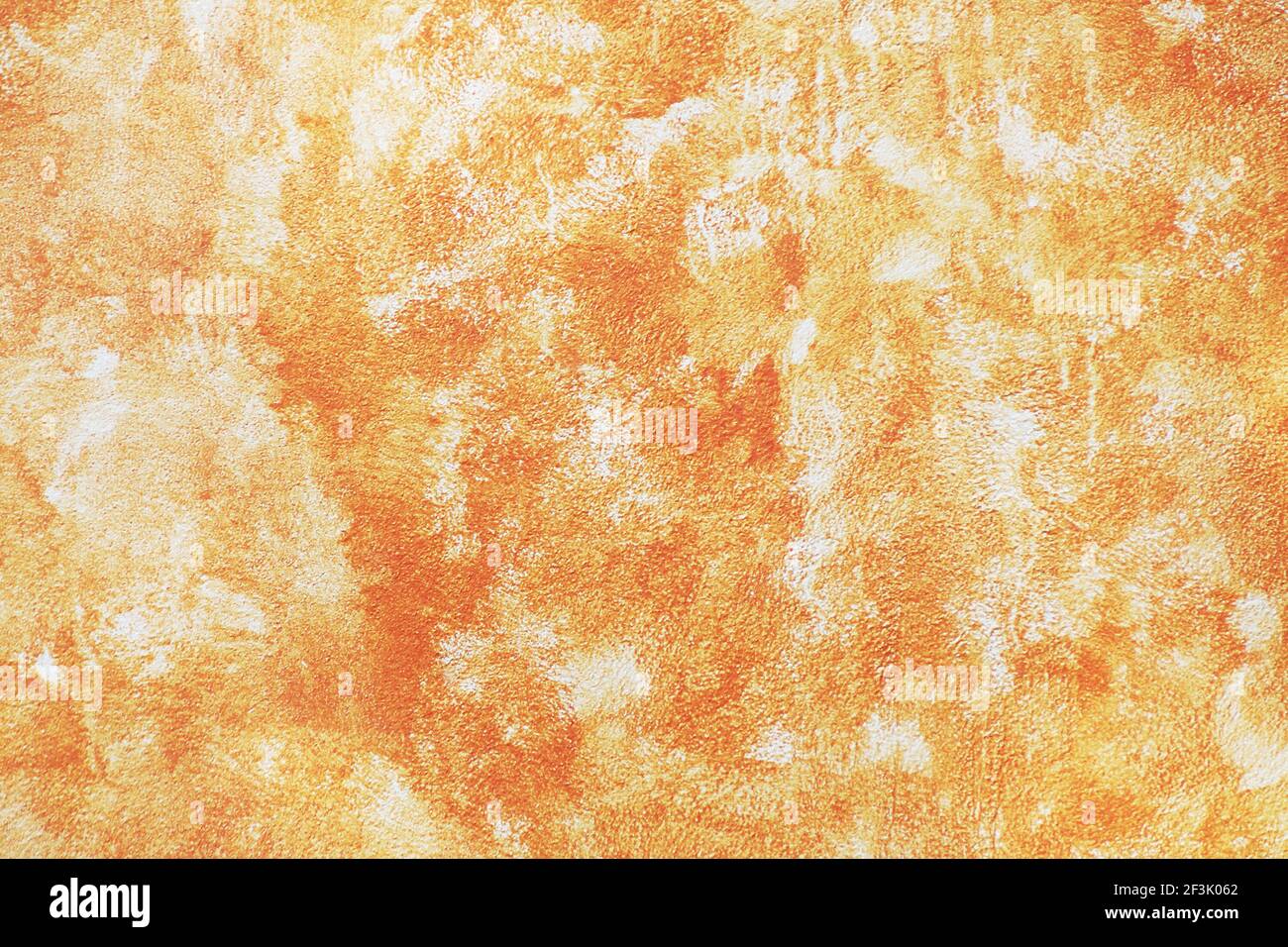 Orange, Beige Color Wash Paint on Plastered Wall Texture Background ...