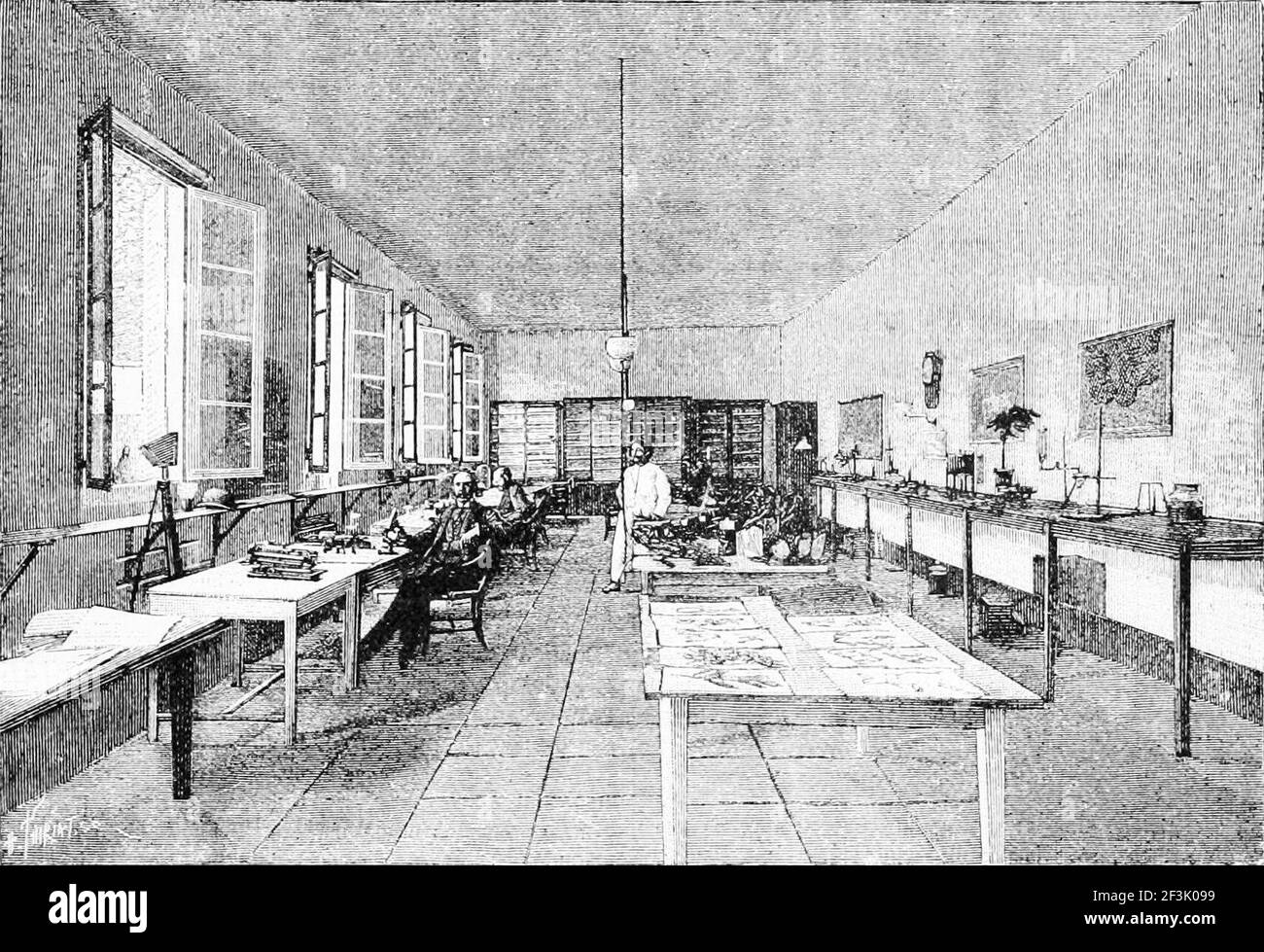 Laboratory of the botanical garden at buitenzorg Stock Photo - Alamy