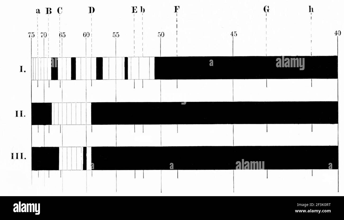 Seven absorption bands of the chlorophyll spectrum Stock Photo - Alamy