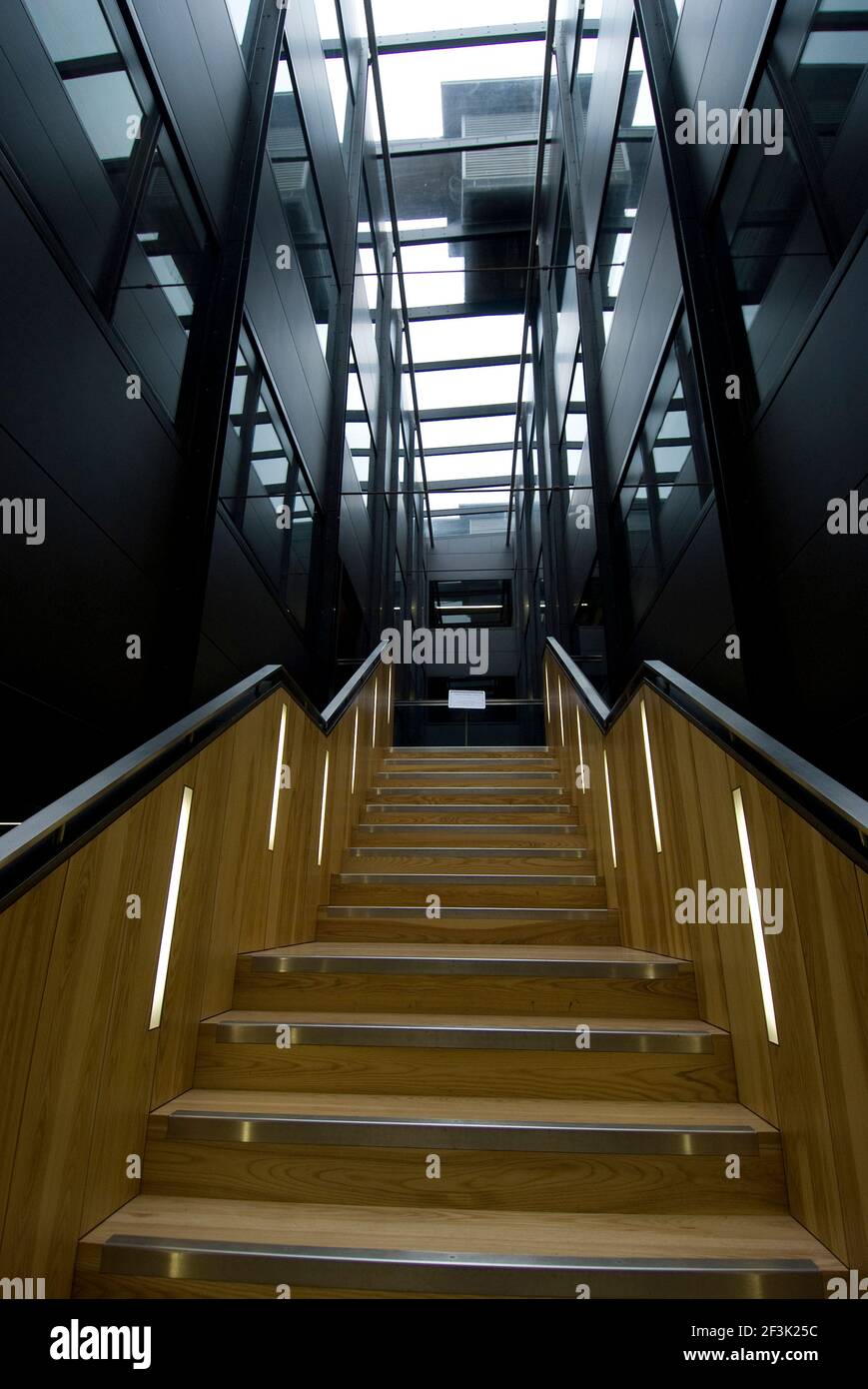 Stairwell of the library of Central Martin's College of Art, University ...