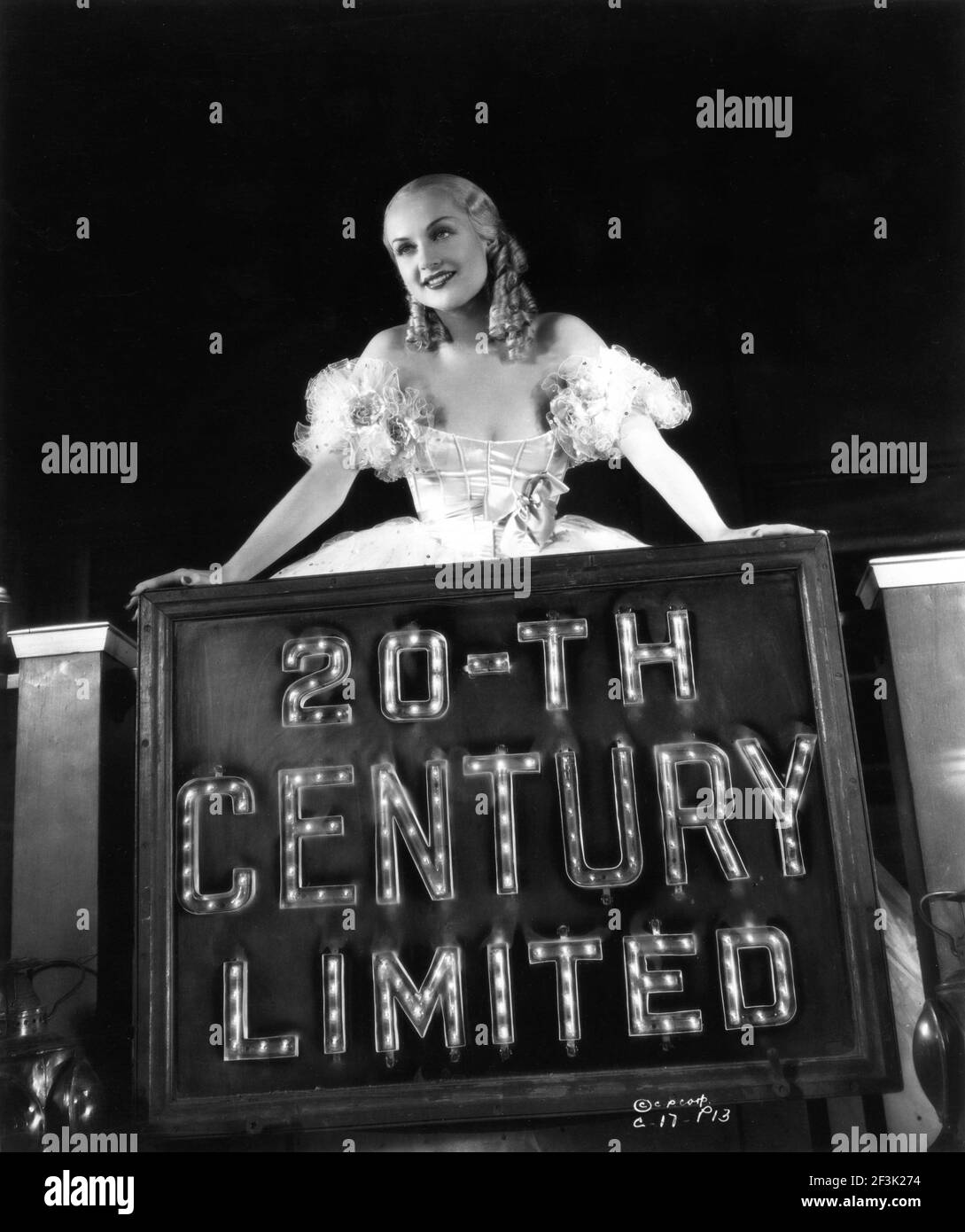 CAROLE LOMBARD Publicity Portrait as Lily Garland in TWENTIETH CENTURY ...