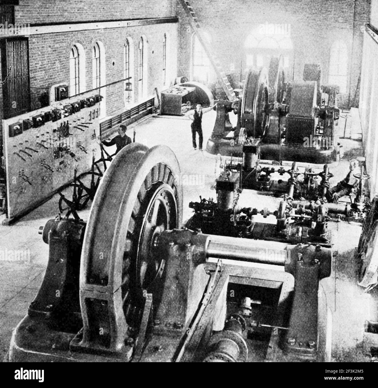 Interior of the power generating station Stock Photo - Alamy