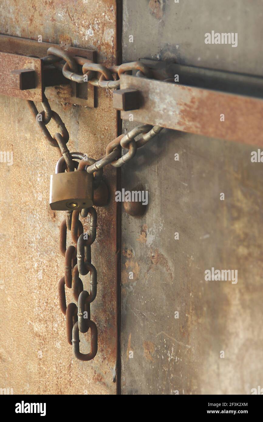 Double steel doors on hi-res stock photography and images - Alamy