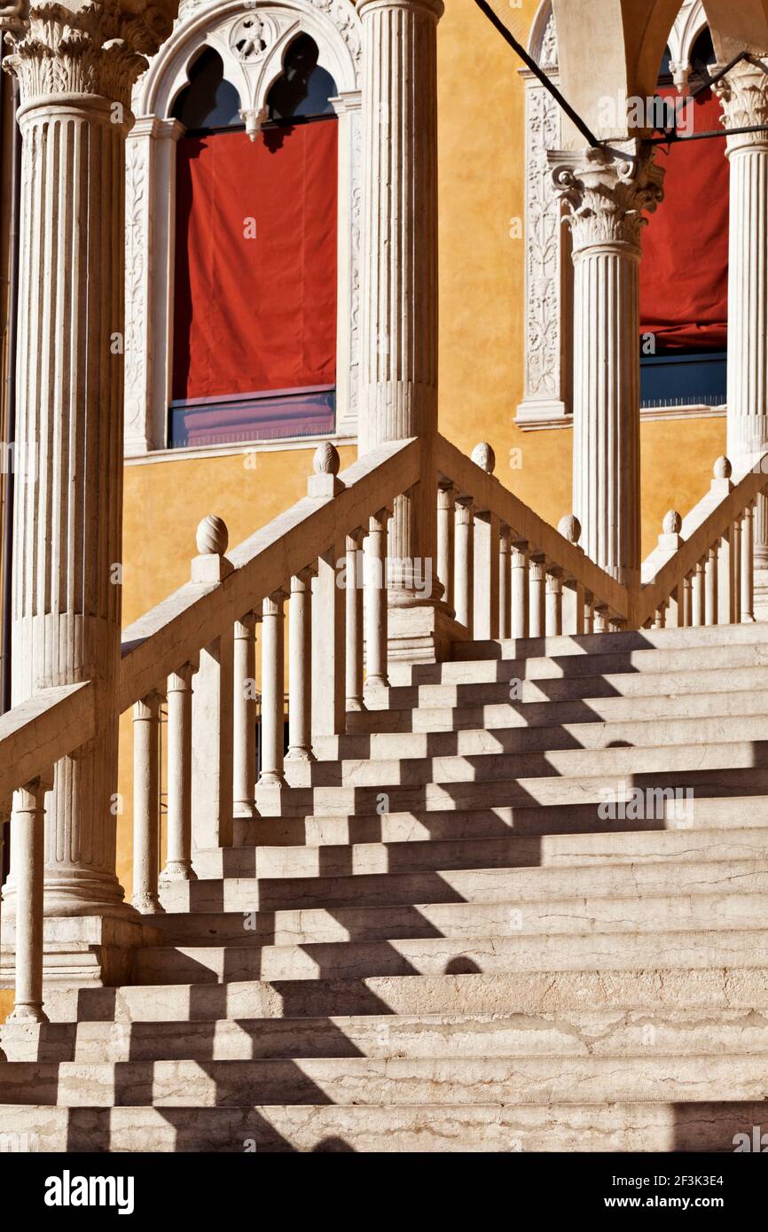 Piazza Municipale 15th Century Gala Staircase Ferrara Emilia-Romagna ...