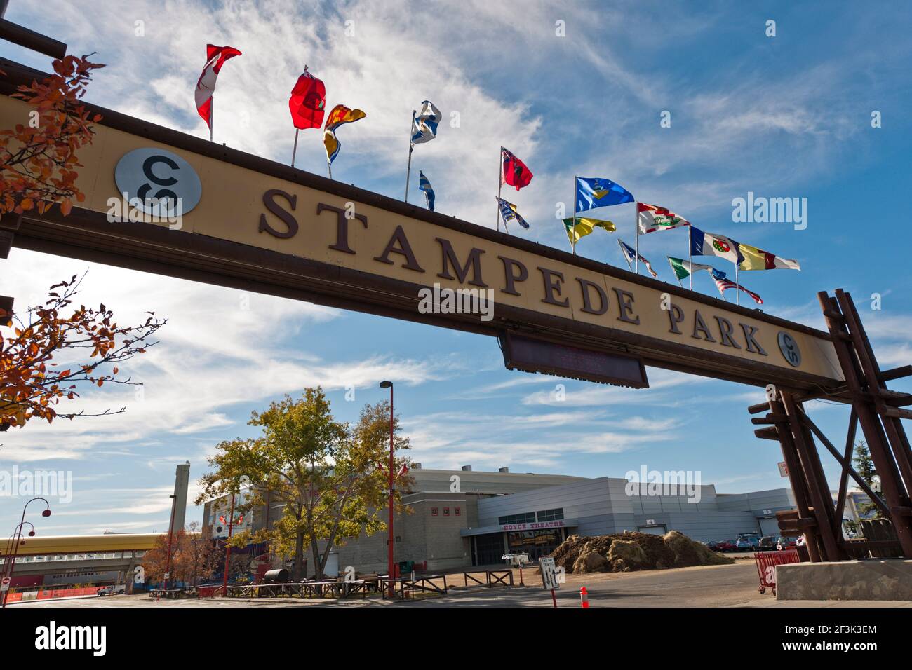 Entrance to Calgary Stampede Park, the home of the Calgary Stampede ...