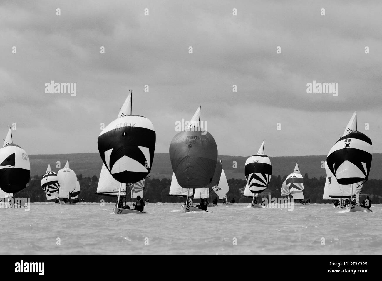 Flying dutchman sailing Black and White Stock Photos & Images - Alamy