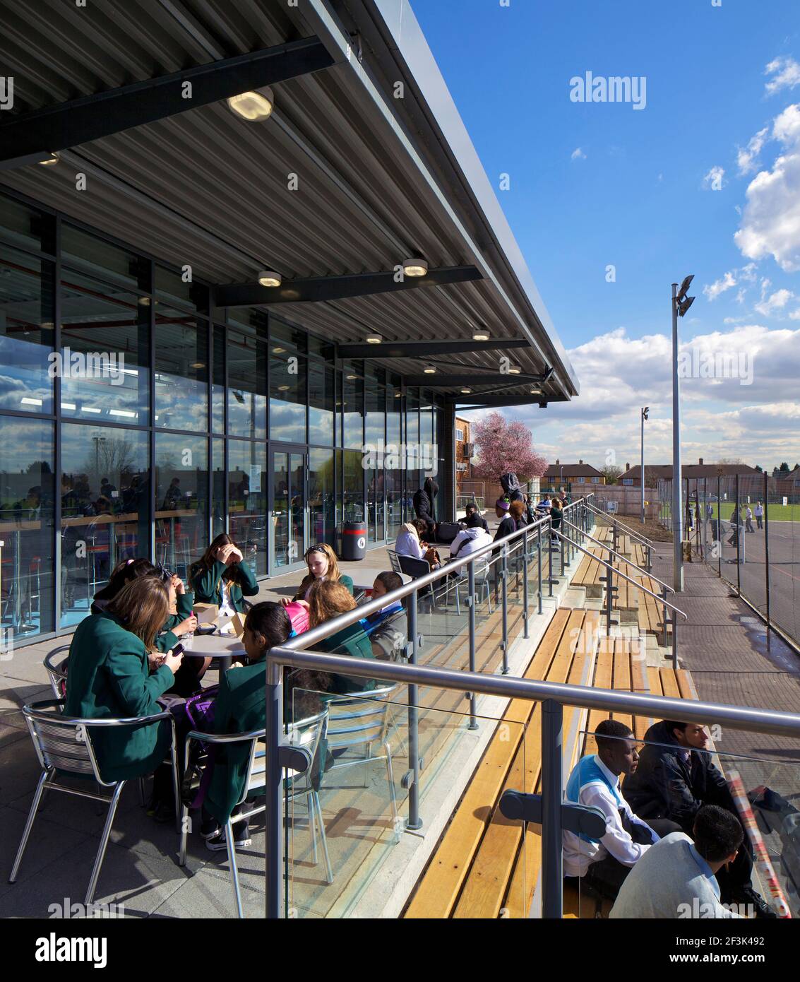 Hainault Forest High School, LB Redbridge. New building by Wates London ...