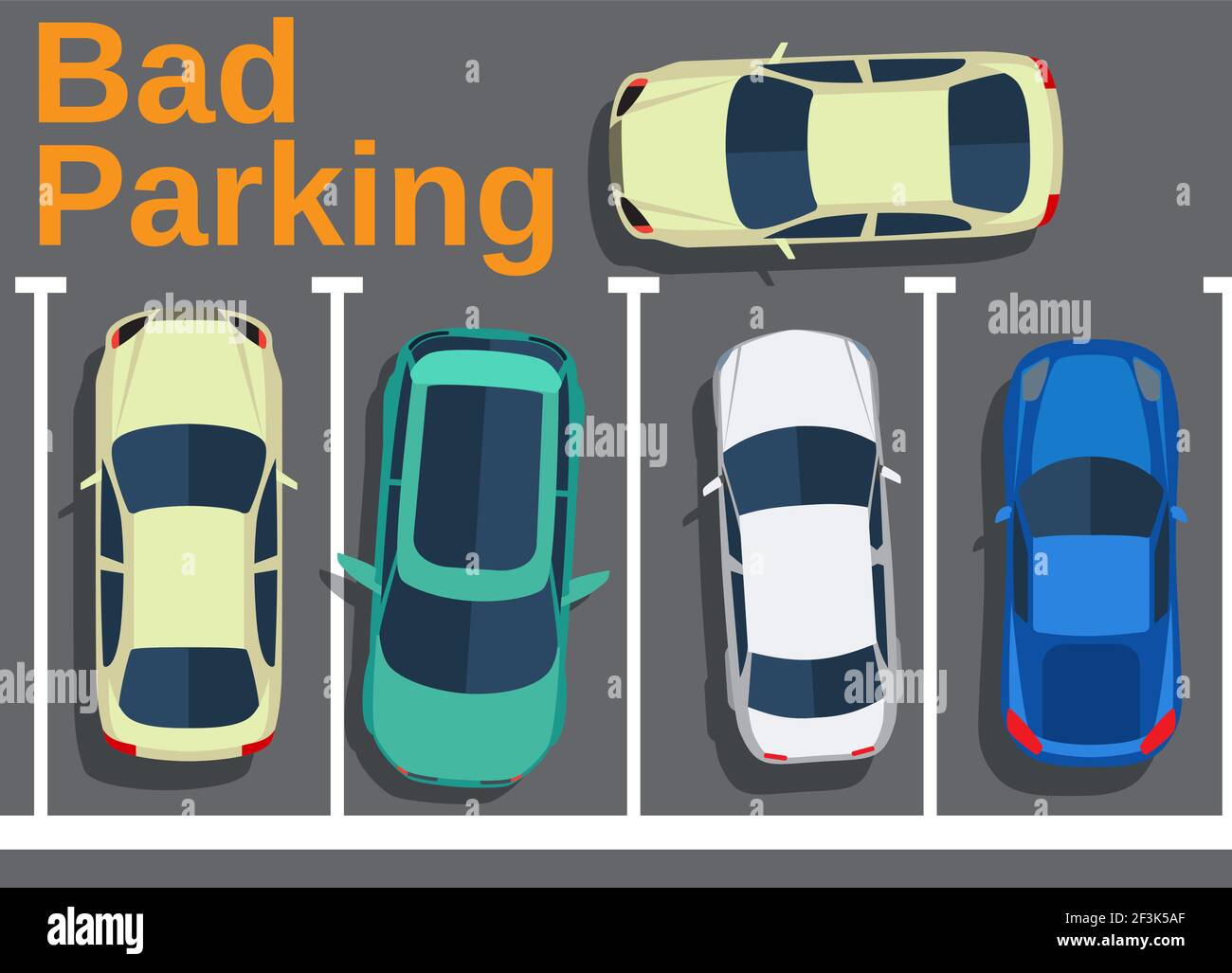 Blocked cars Stock Vector Images - Alamy