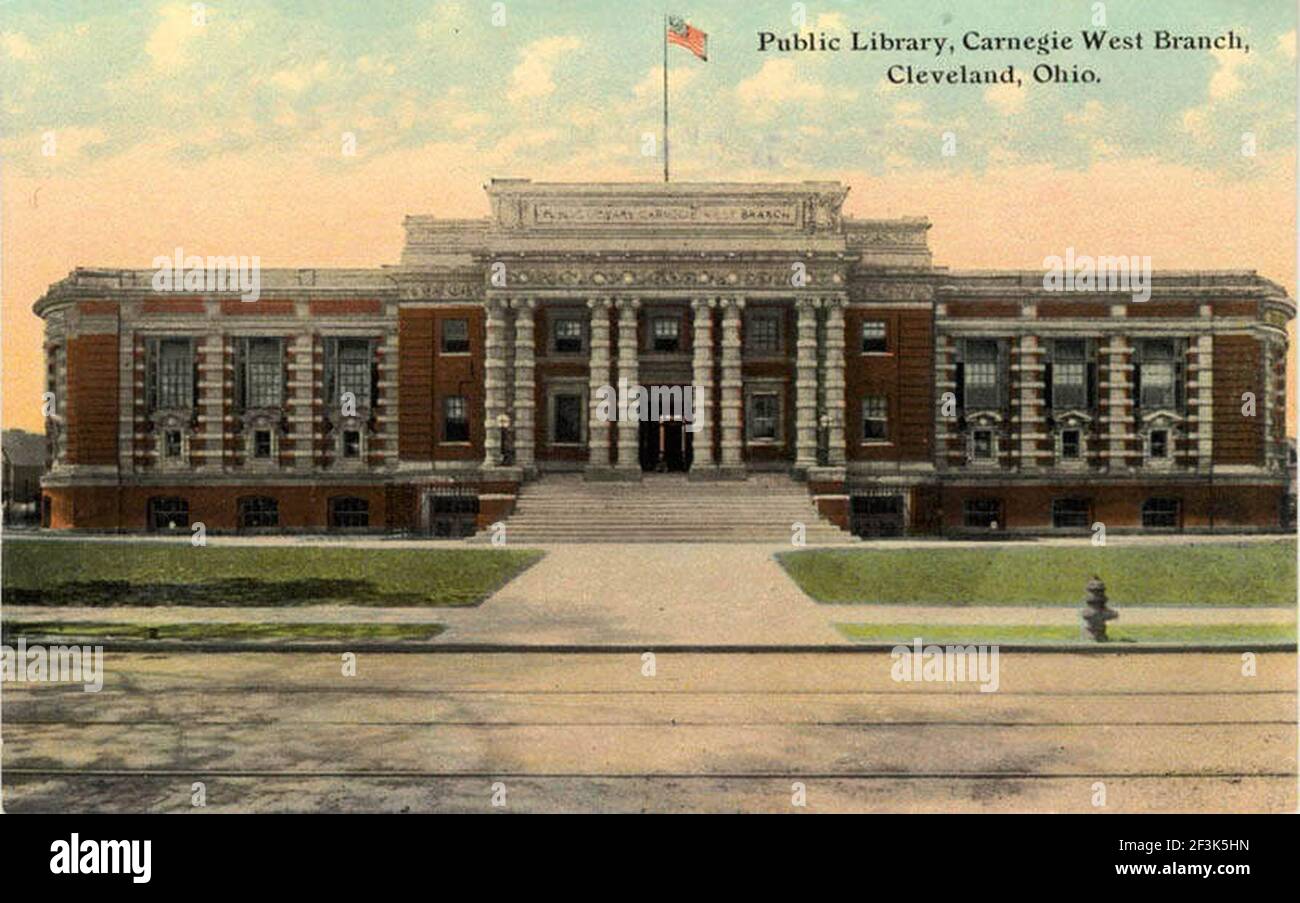 Public Library, Carnegie West Branch Stock Photo - Alamy