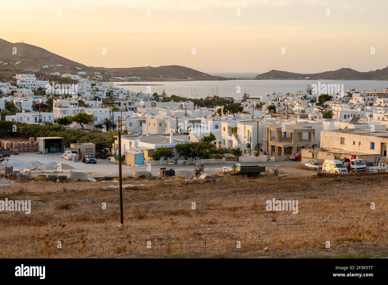 Panorama beautiful naoussa bay hi-res stock photography and images - Alamy