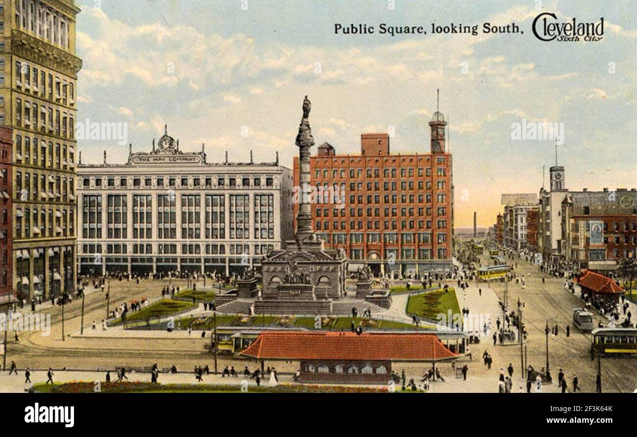 Historic cleveland public square hi-res stock photography and images ...