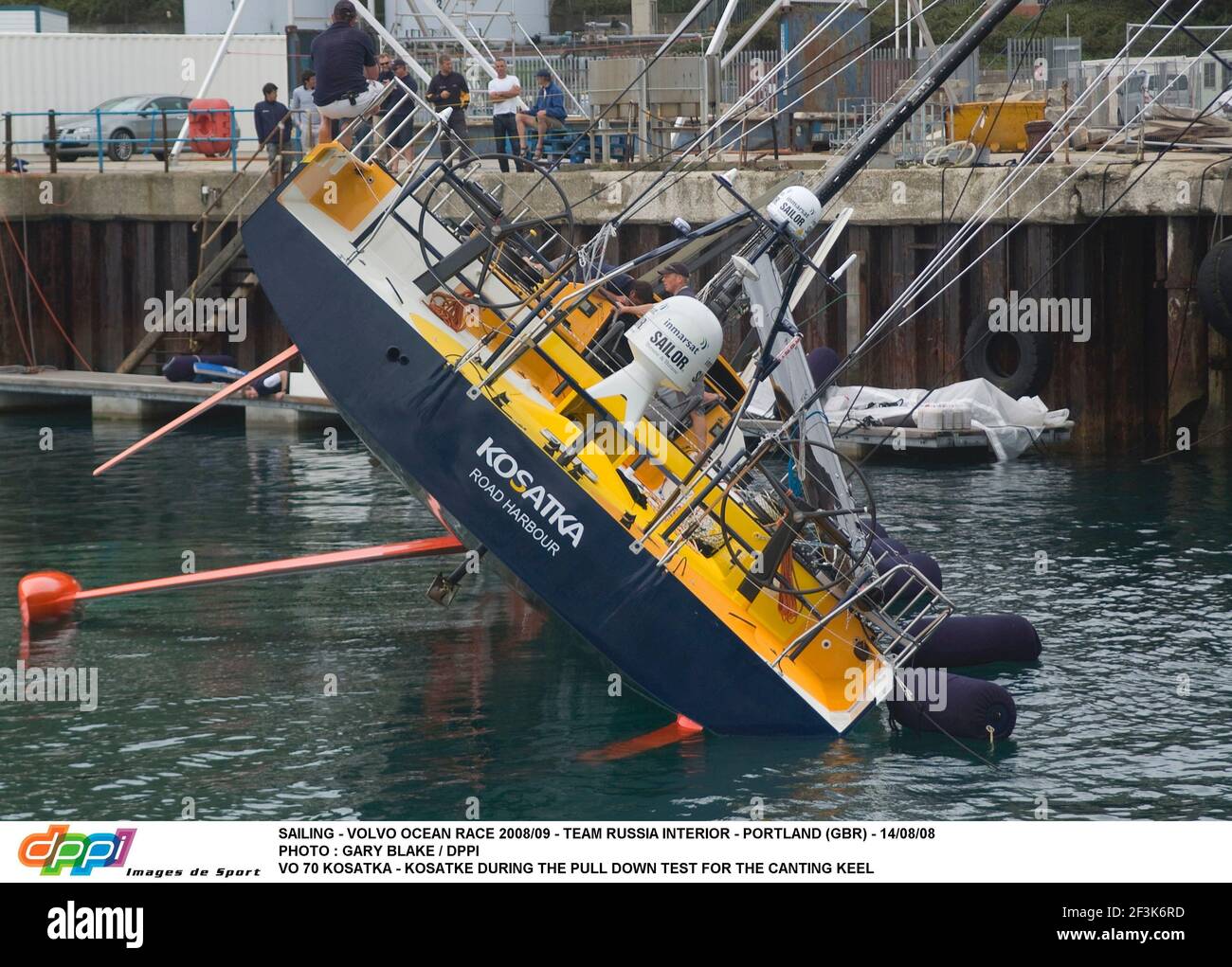 Of boat to measure performance of keel canting hi-res stock photography ...