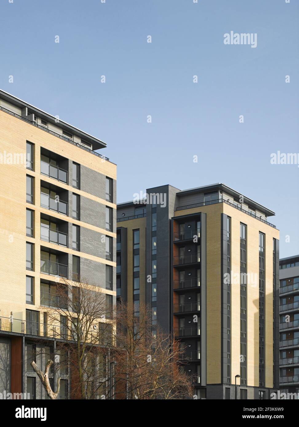 Exterior of Sutton's Wharf North, Bow, London, UK Stock Photo - Alamy