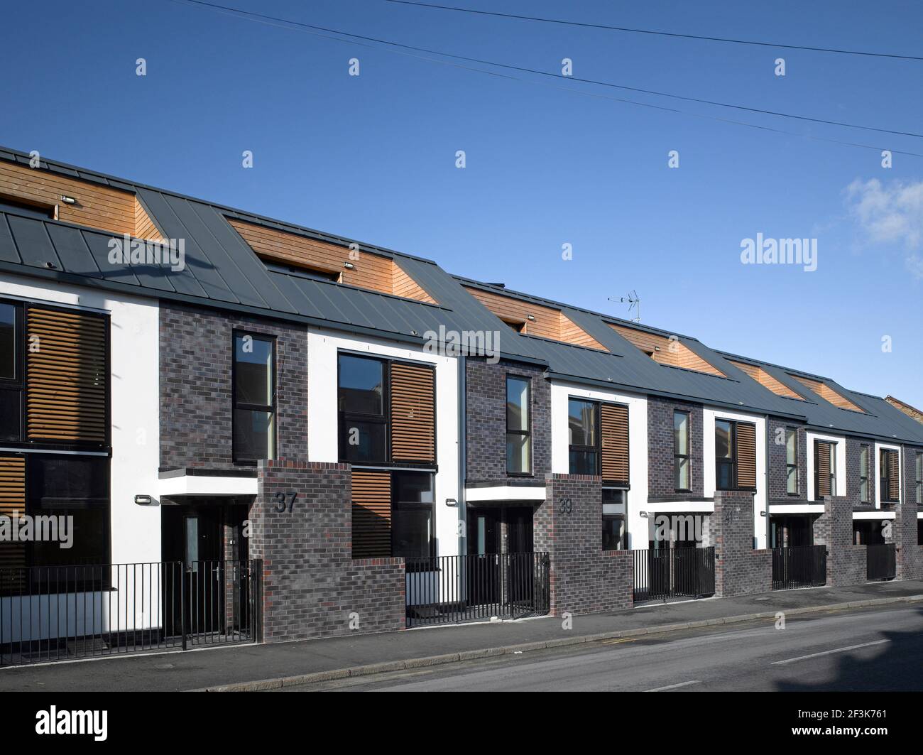 Exterior of new build on Higham Hill Road, London, UK Stock Photo - Alamy
