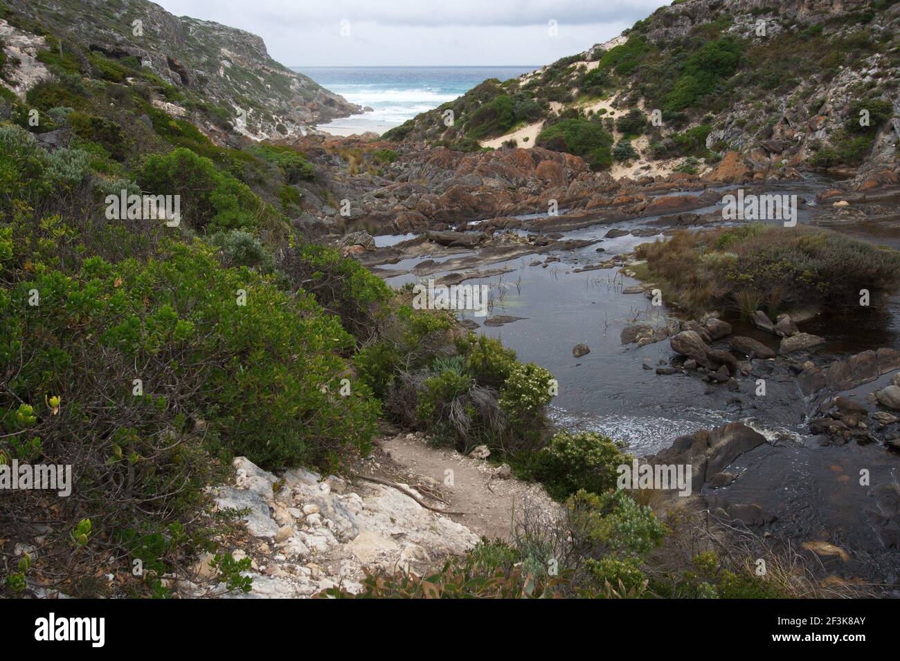 Snake Lagoon on Kangaroo Island in South Australia Stock Photo - Alamy