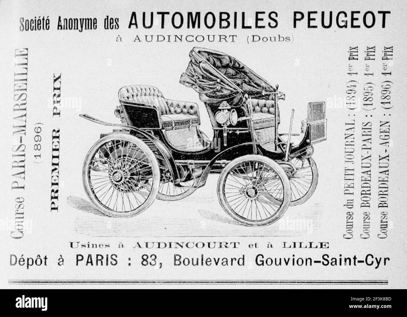1898 peugeot hi-res stock photography and images - Alamy