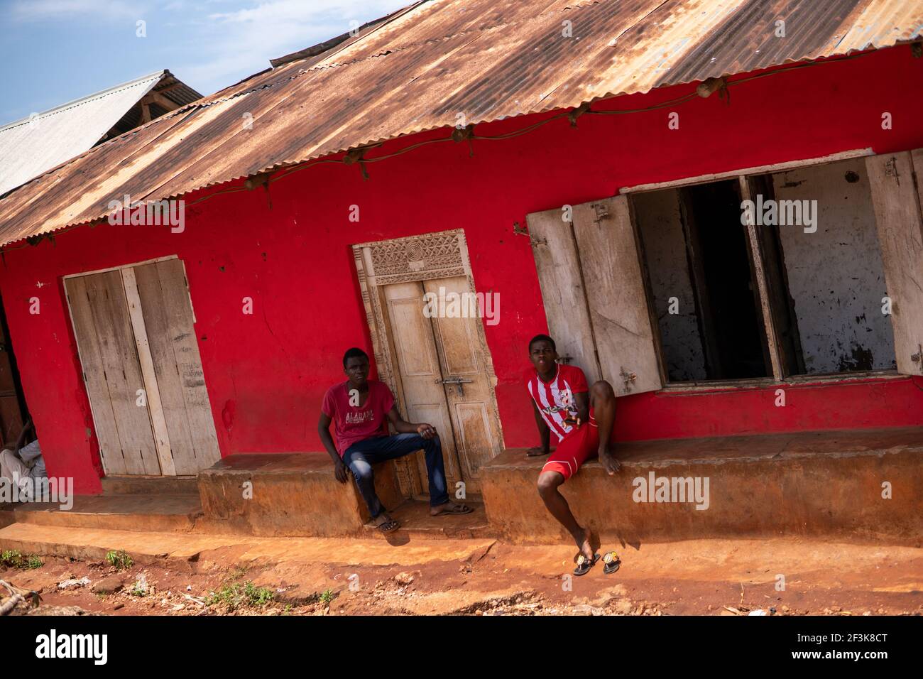Zanzibar, Tanzania - JANUARY 2020: Black African People in their Usual ...