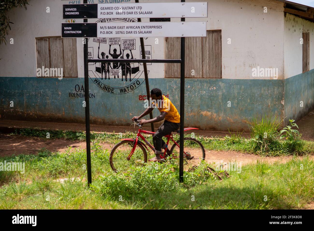 Zanzibar, Tanzania - JANUARY 2020: Black African People in their Usual ...