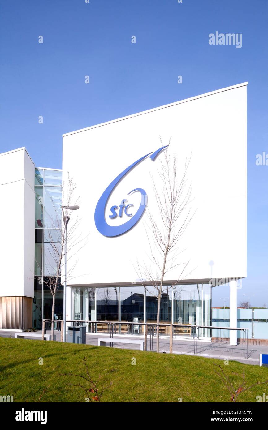 Side Elevation - Stoke on Trent College - 6th Form Centre Stock Photo ...