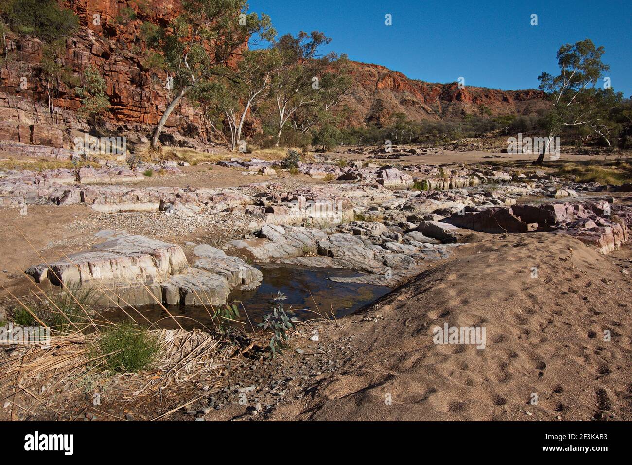 Landscape in Ruby Gap National Park in East MacDonnell Ranges, Northern Territory, Australia ...