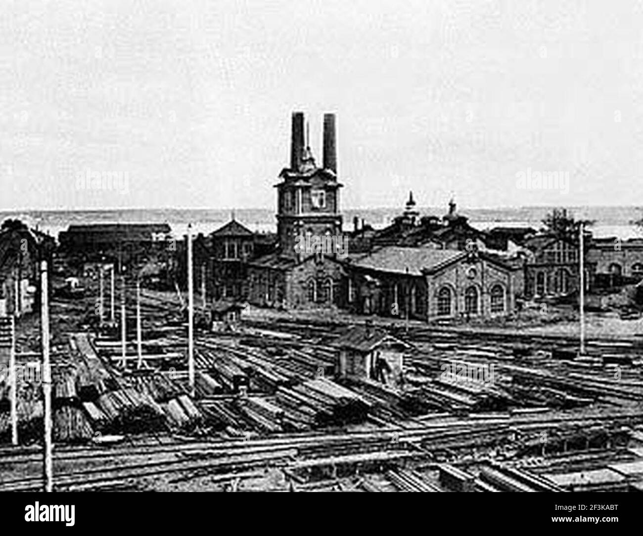 Puddling and rolling-mill plant DMK Stock Photo - Alamy