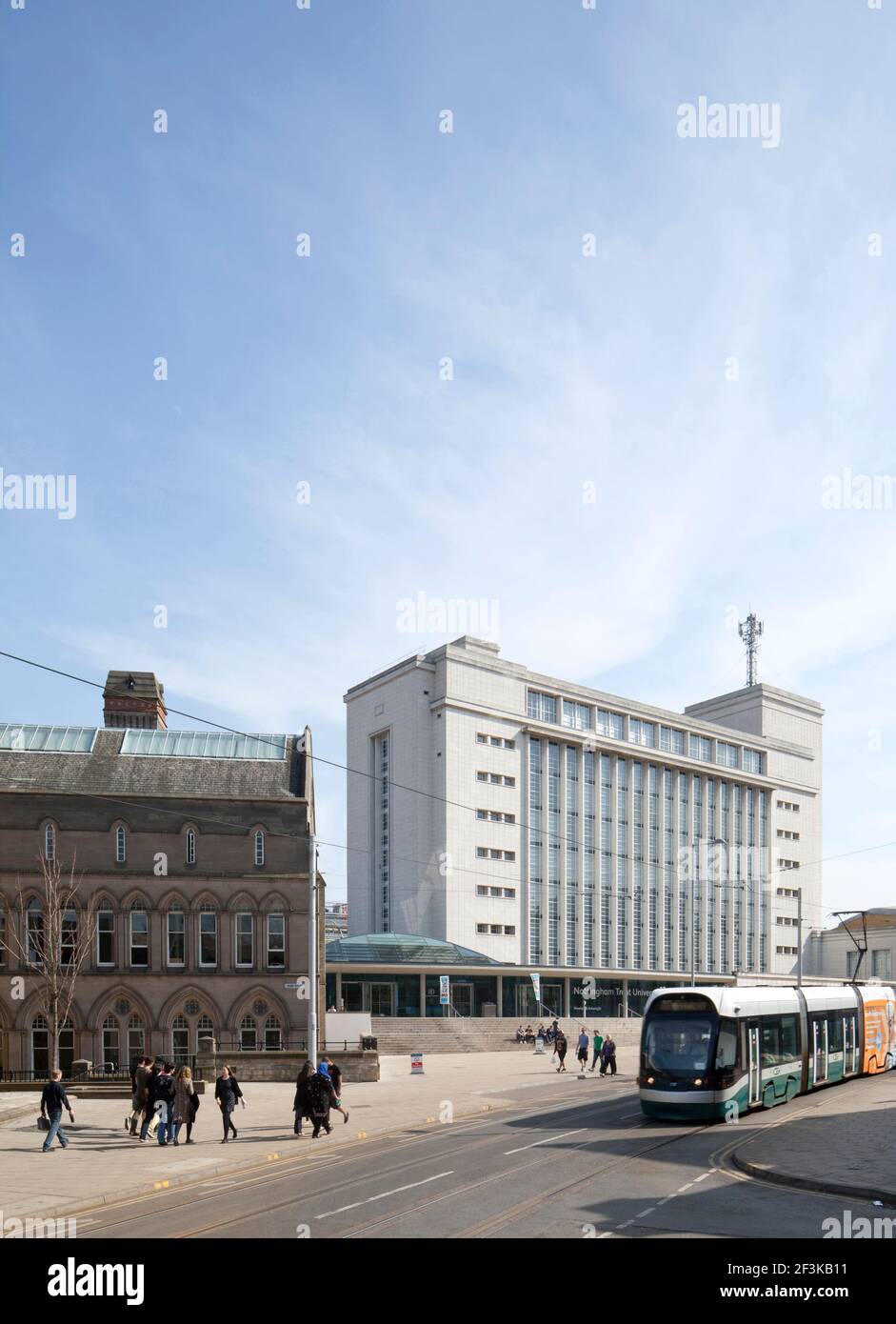 Nottingham Trent University, Newton Building Stock Photo - Alamy