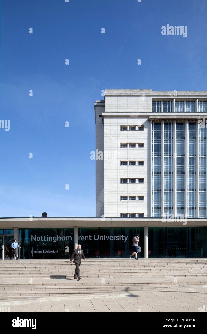 Nottingham Trent University, Newton Building Stock Photo - Alamy