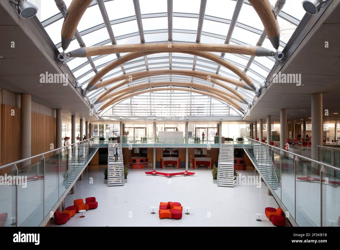 Nottingham Trent University, Arkwright and Newton Buildings - Atrium ...