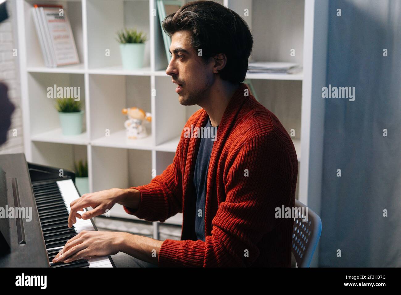 Professional music teacher hi-res stock photography and images - Alamy