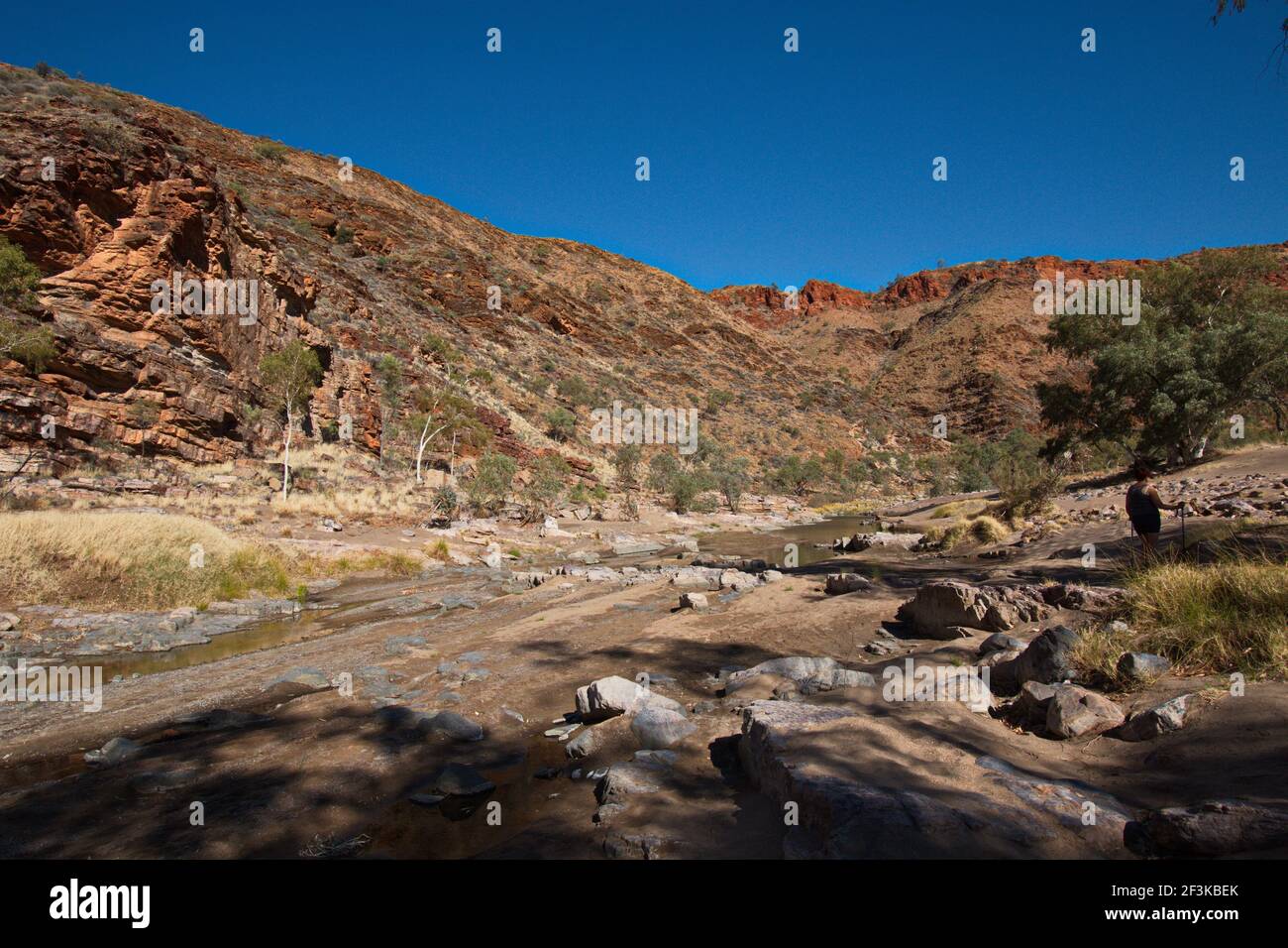Landscape in Ruby Gap National Park in East MacDonnell Ranges, Northern Territory, Australia ...