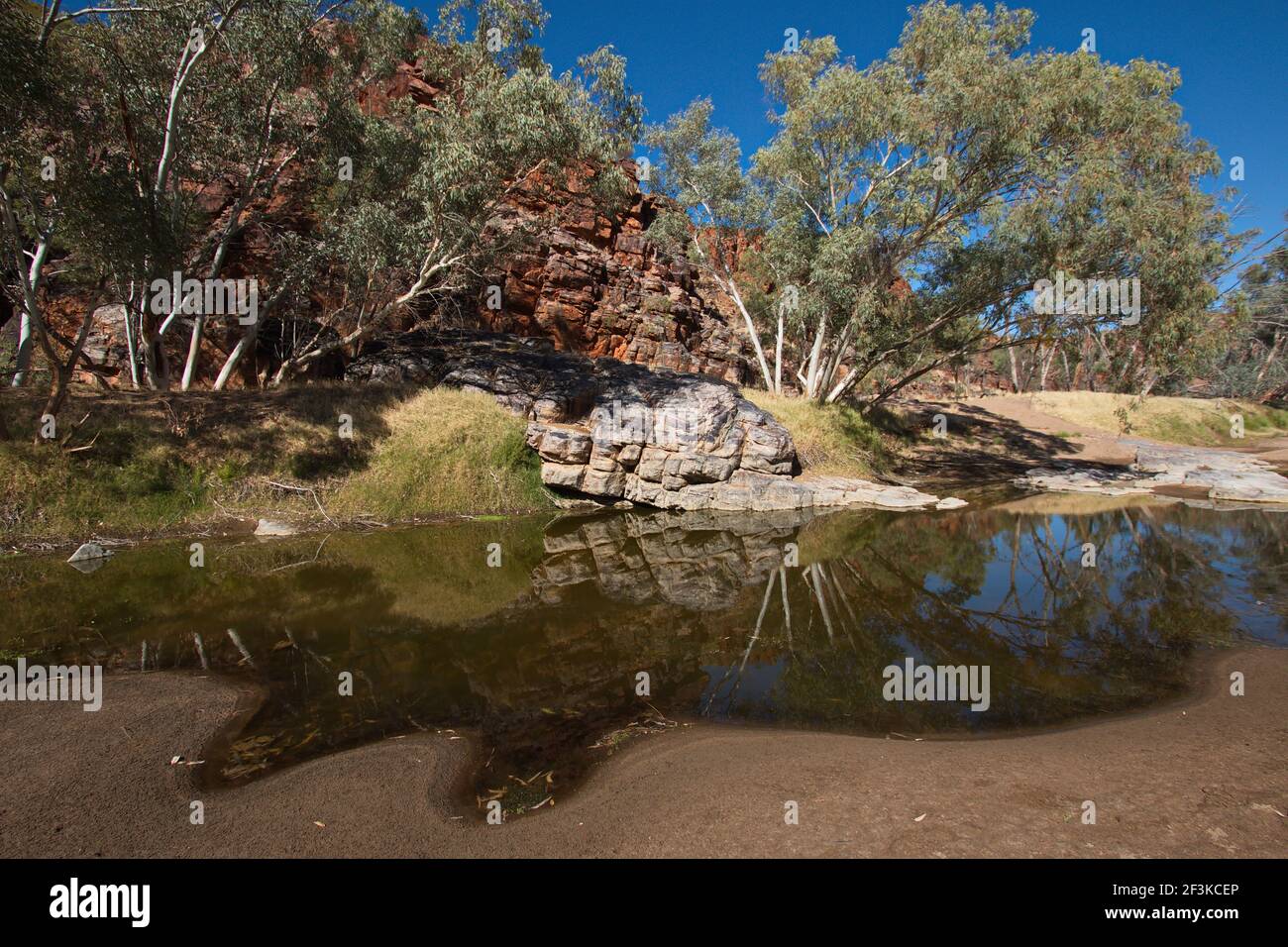 Landscape in Ruby Gap National Park in East MacDonnell Ranges, Northern Territory, Australia ...