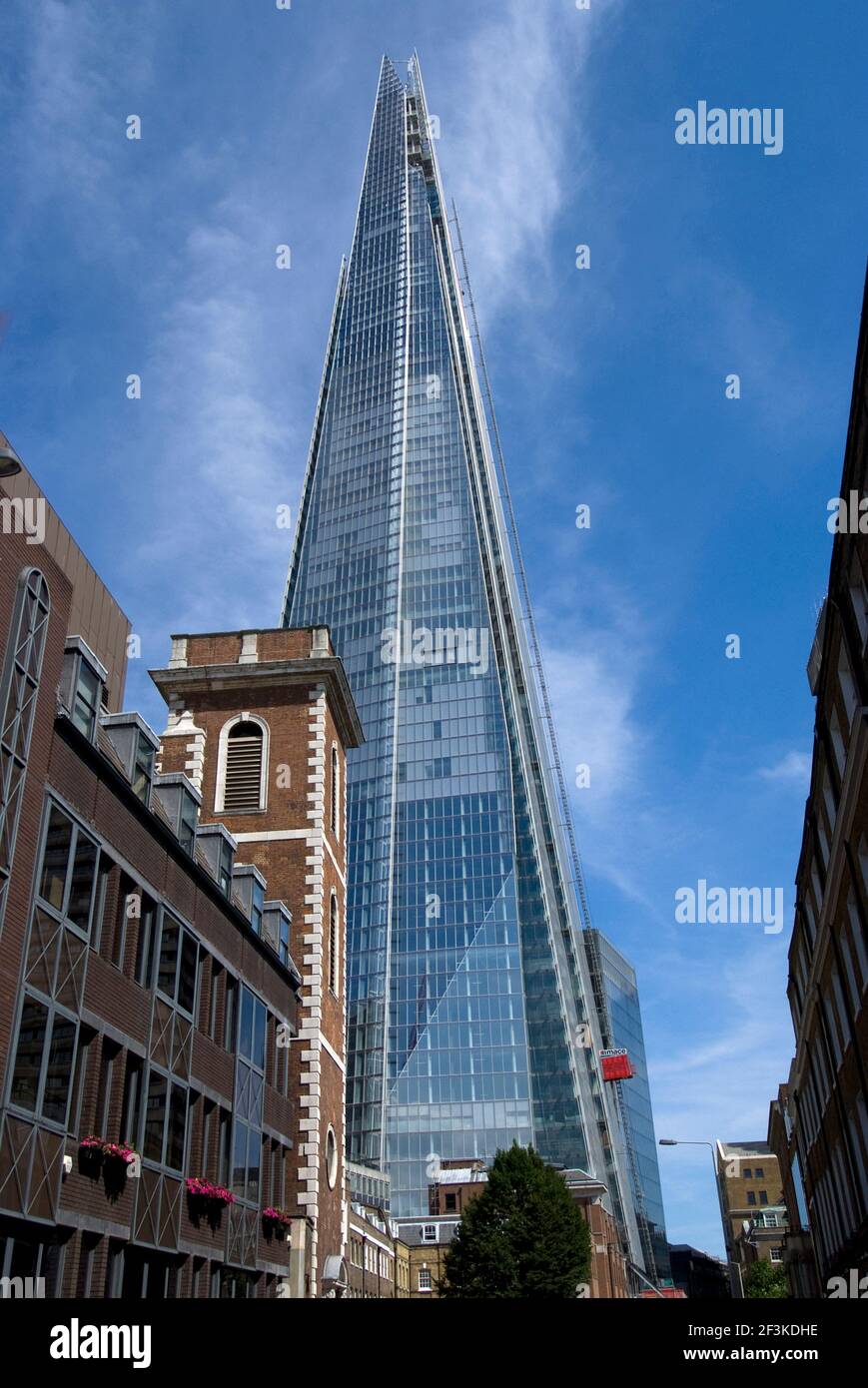 The Shard, tallest building in Western Europe, designed by Renzo Piano ...