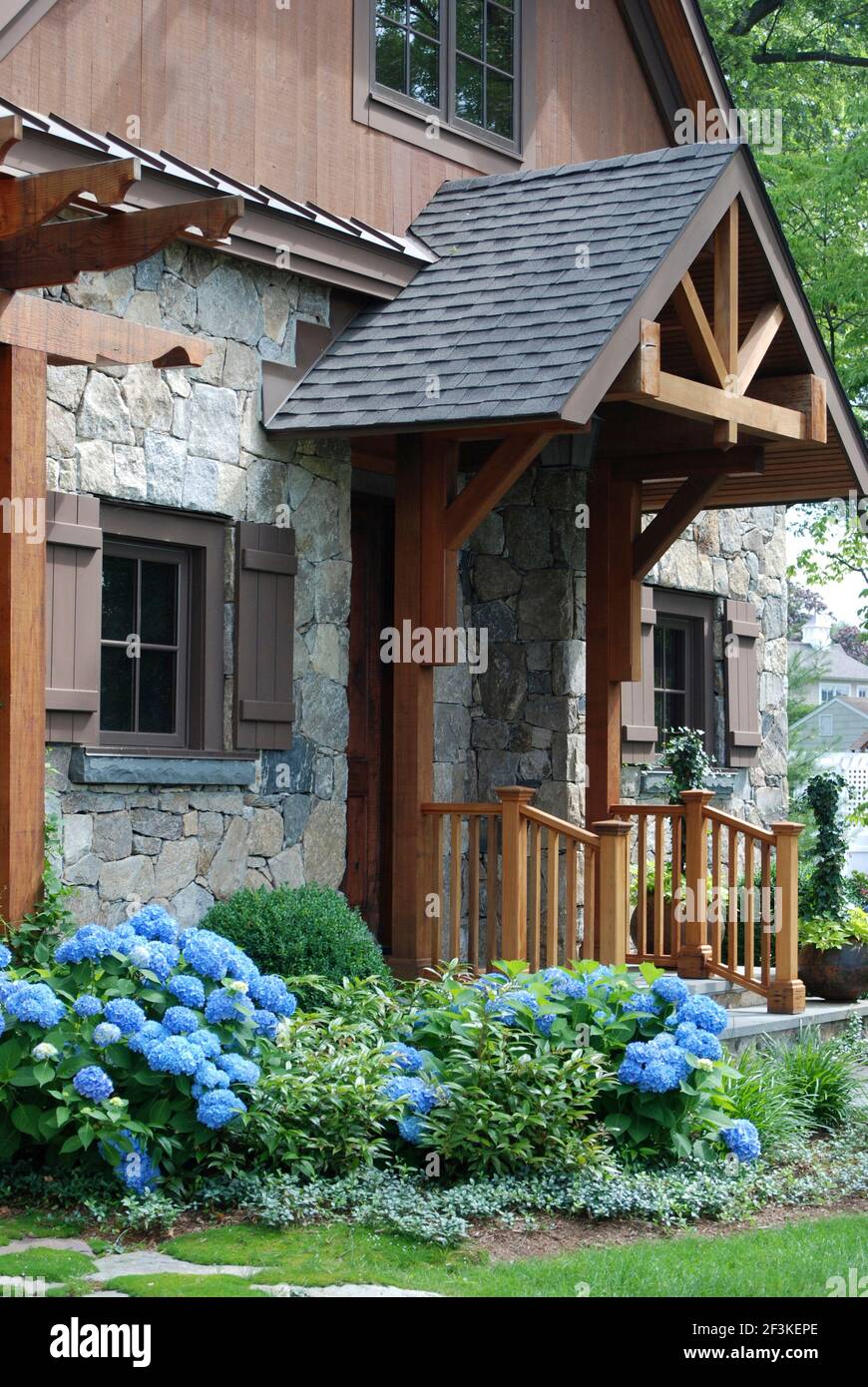 Weekend House exterior view Stock Photo - Alamy